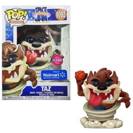 POP MOVIES SPACE JAM 1092 TAZ FLOCKED WALMART EXCUSIVE