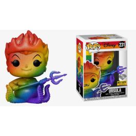 POP DISNEY 234 RAINBOW URSULA DIAMOND GLITTER HOT TOPIC EXCLUSIVE