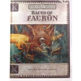 Dungeons & Dragons 3.0 Ed Forgotten Realms Races of Faerun Hardcover