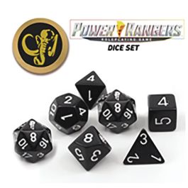 Power Rangers RPG Black Dice Set