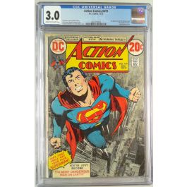 ACTION COMICS 419 (1938) CGC 3.0 1ST APPEARANCE HUMAN TARGET