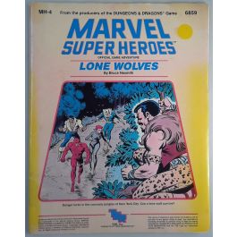 Marvel Super Heroes RPG Lone Wolves MH-4 Adventure Module TSR 1984